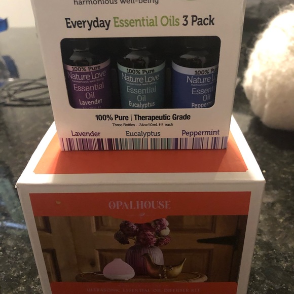 Opalhouse | Other | Opals Essential Oil Diffuser And Oil Set | Poshmark